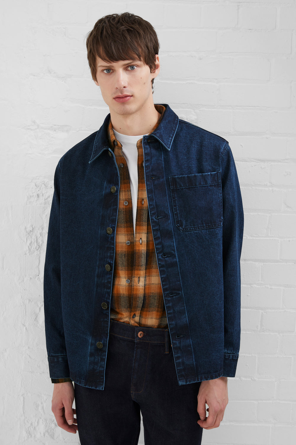 Denim Overshirt Mid Wash | French Connection UK