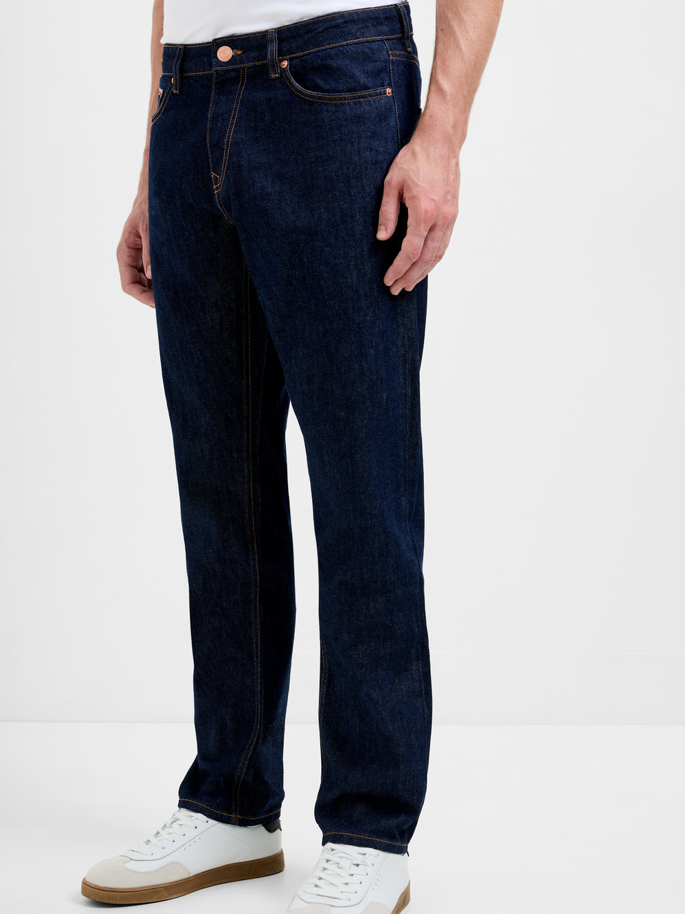 Slim Fit Selvedge Denim Indigo Blue | French Connection UK