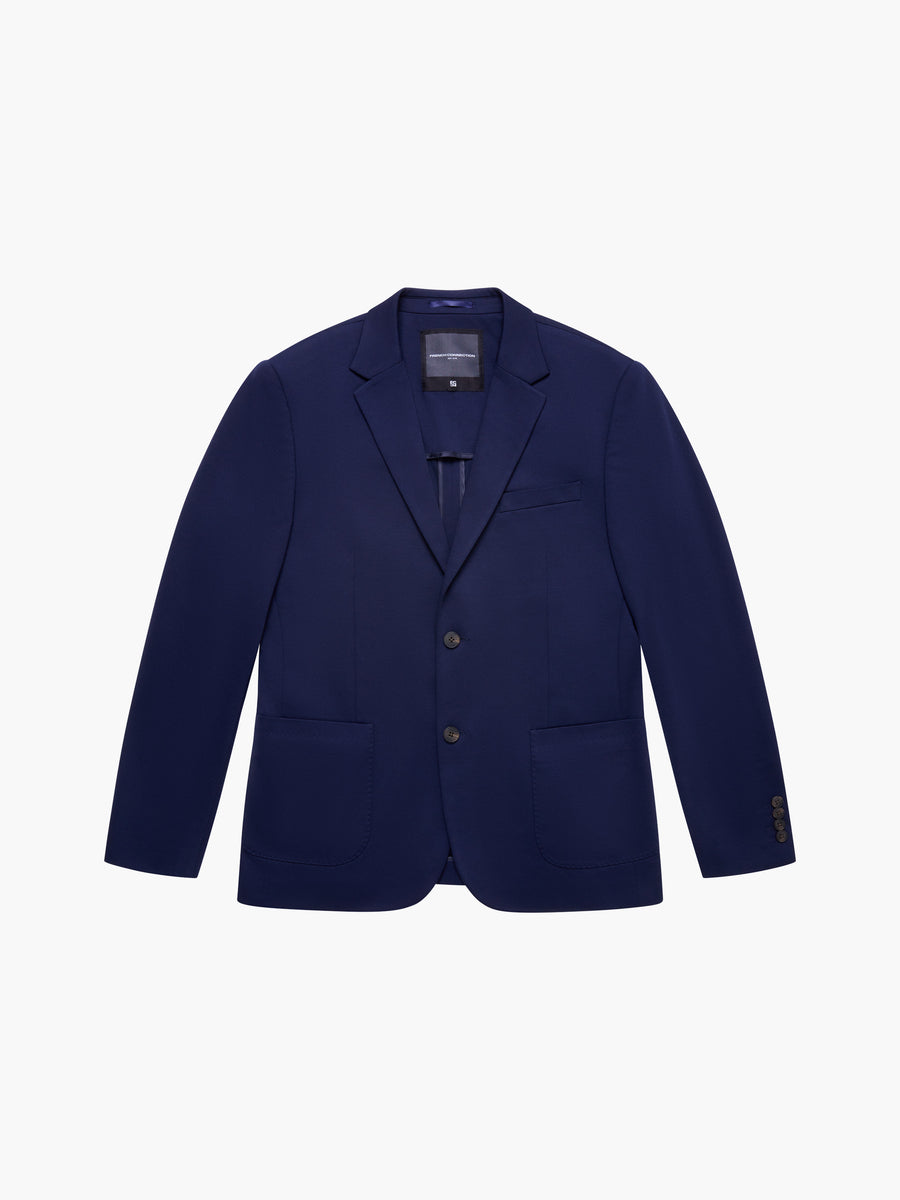 Hybrid Bomber Jacket Navy | French Connection UK