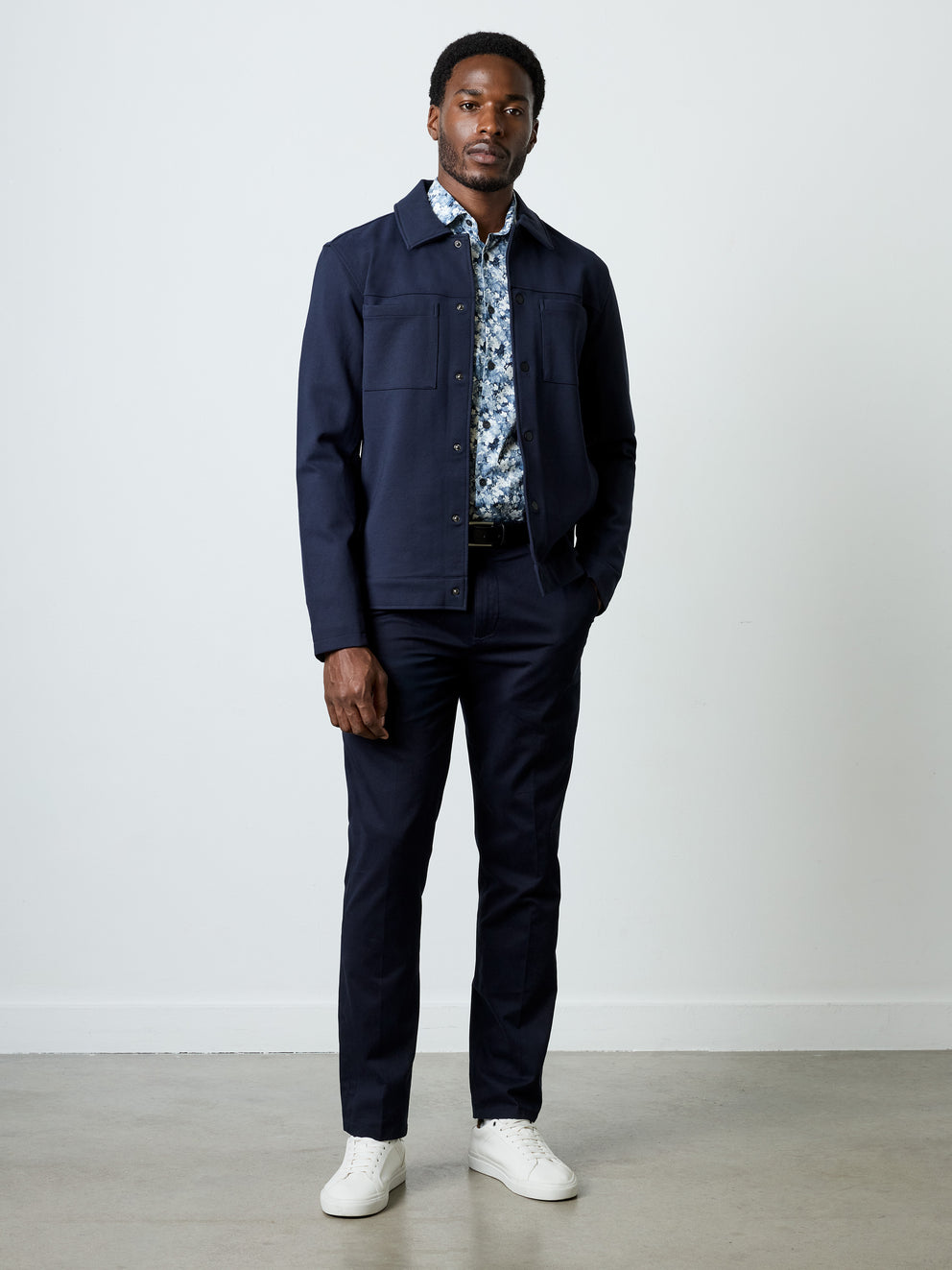 Scuba Jacket Navy Blue | French Connection UK