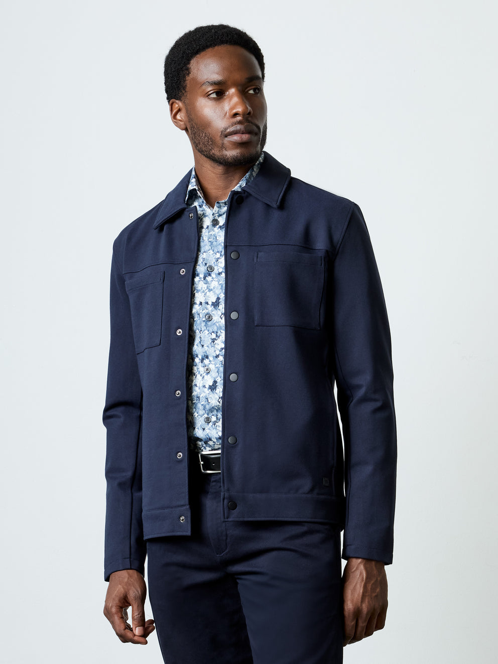 Scuba Jacket Navy Blue | French Connection UK