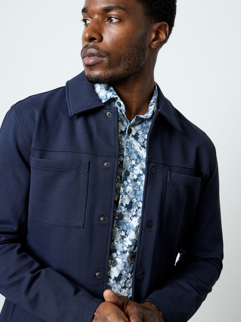 Scuba Jacket Navy Blue | French Connection UK