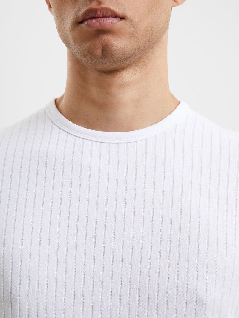 Drop Needle T Shirt White French Connection UK drop-needle-t-shirt-white-french-connection-uk