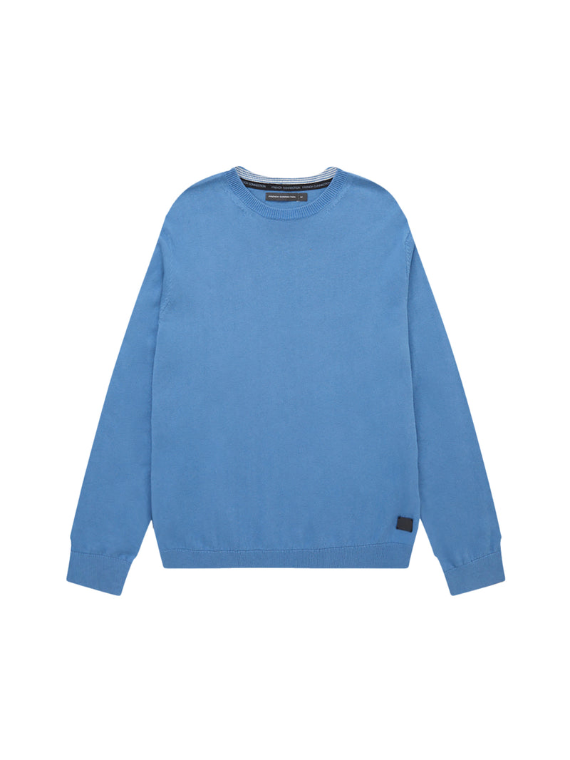 Classic Crew Neck French Connection Jumper Steel Blue | French ...