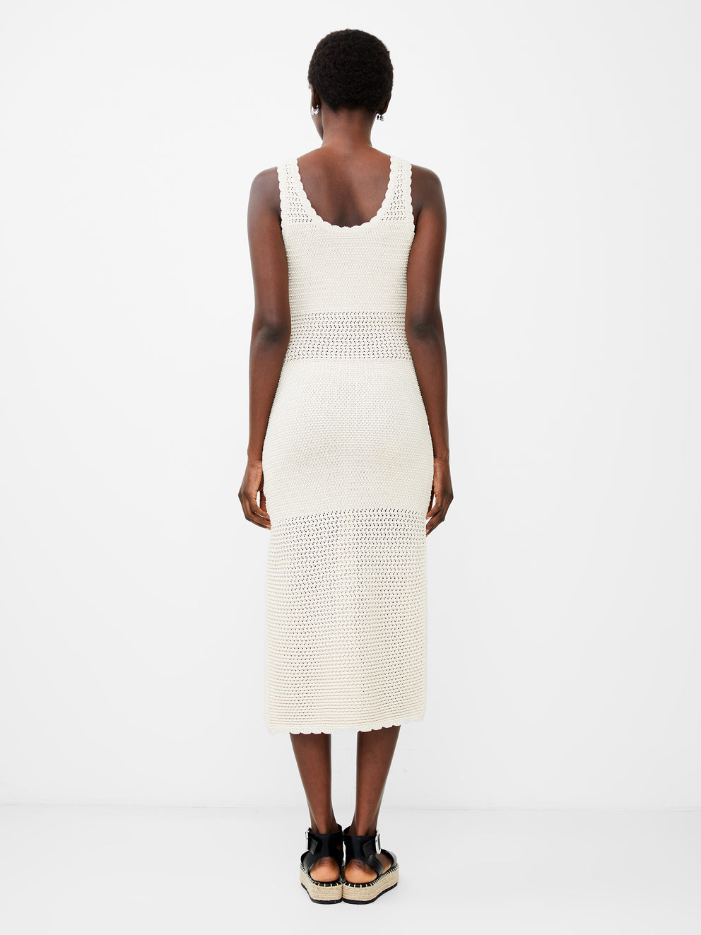 Momo Nellis Crochet Dress Ecru | French Connection UK