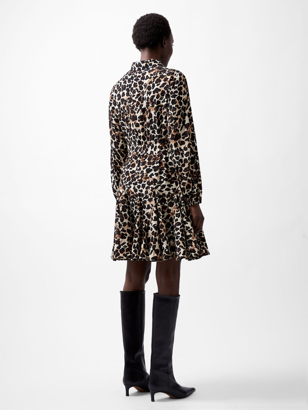 Leopard Print Swing Dress Multi | French Connection UK