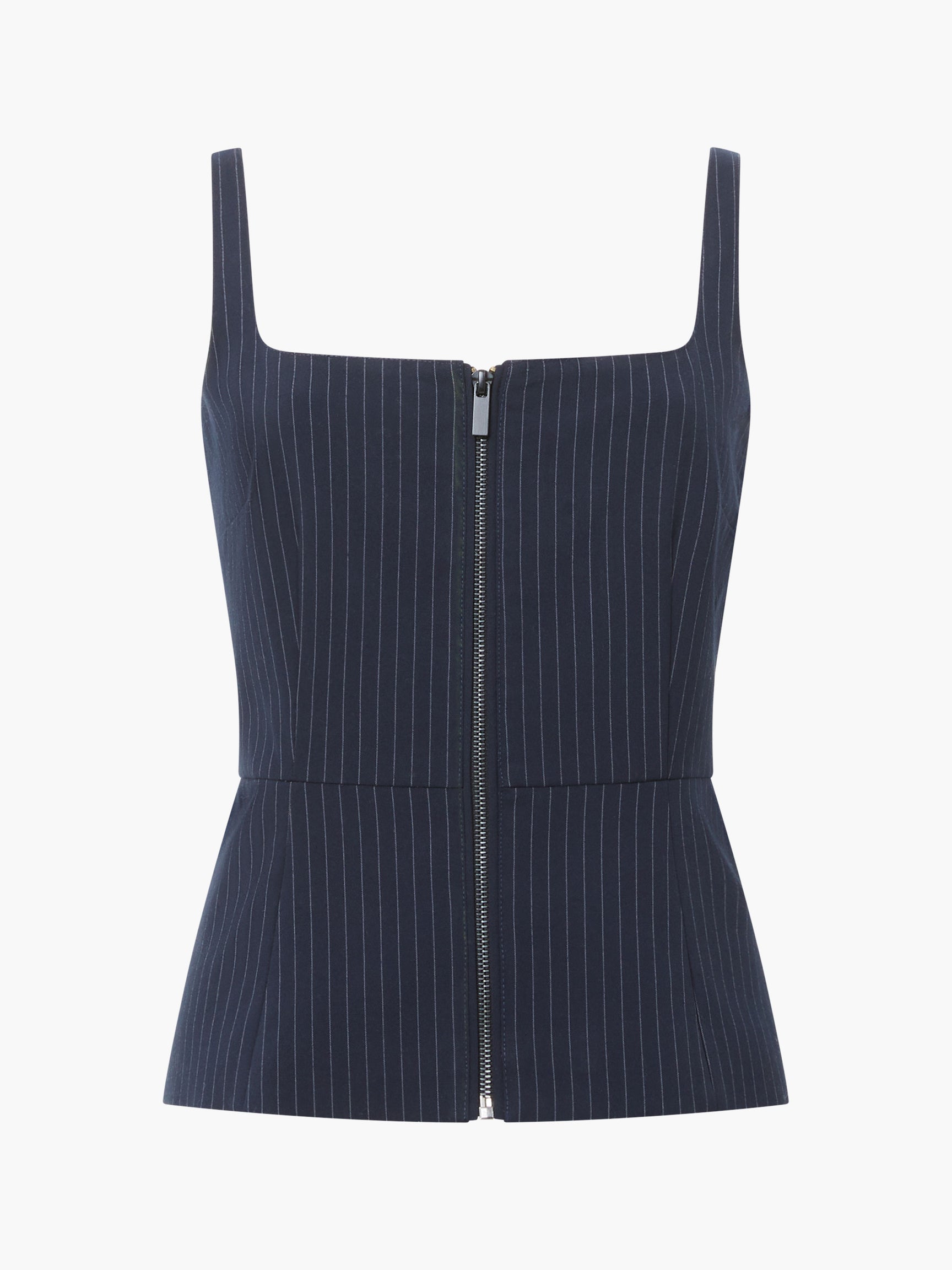 Rallie Cross Neck Top Marine | French Connection UK