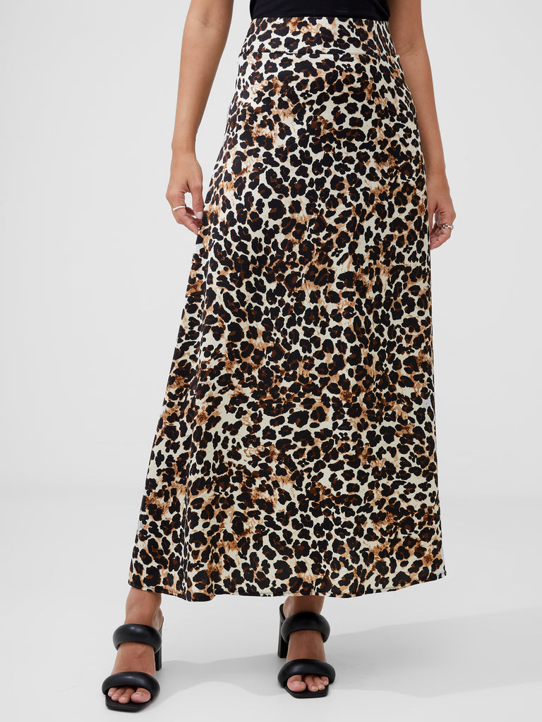 Leopard Midaxi Skirt Leopard Multi | French Connection UK