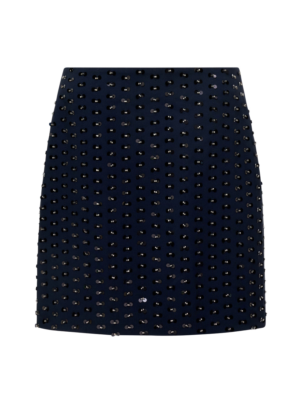 Sherry Embellished Mini Skirt Navy | French Connection UK