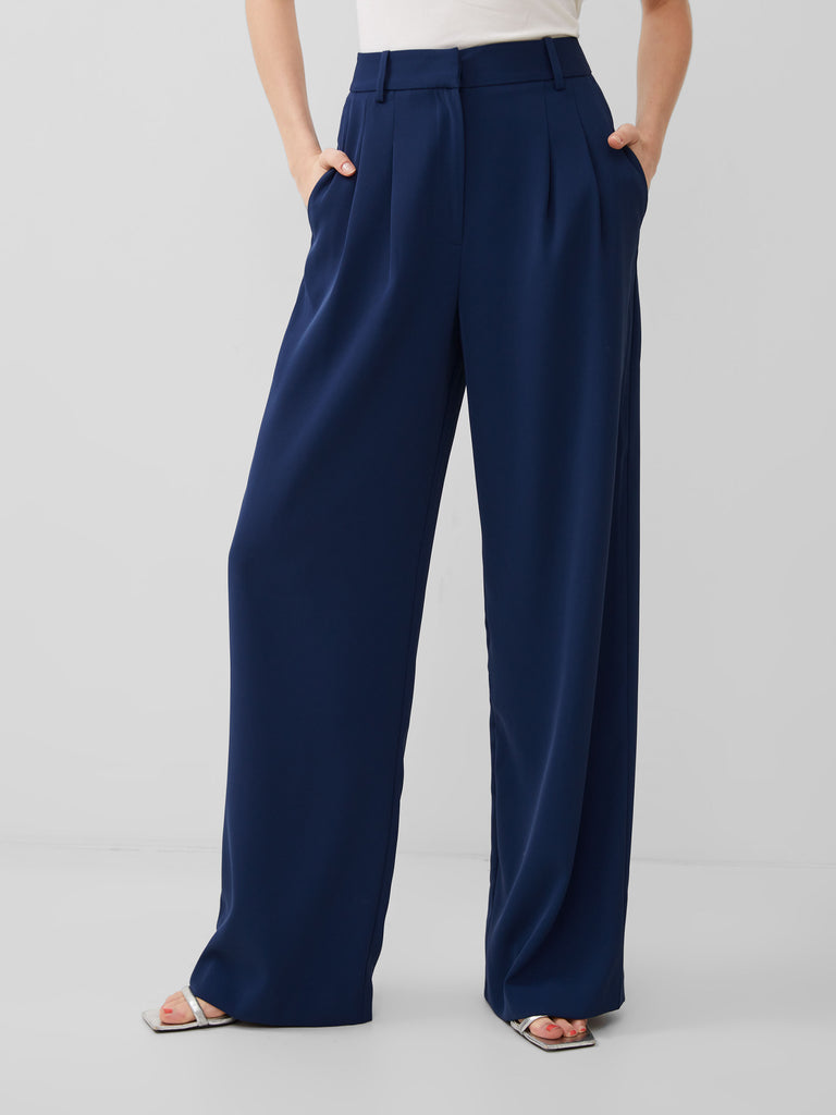 Harrie Tailored Trousers Midnight Blue | French Connection UK
