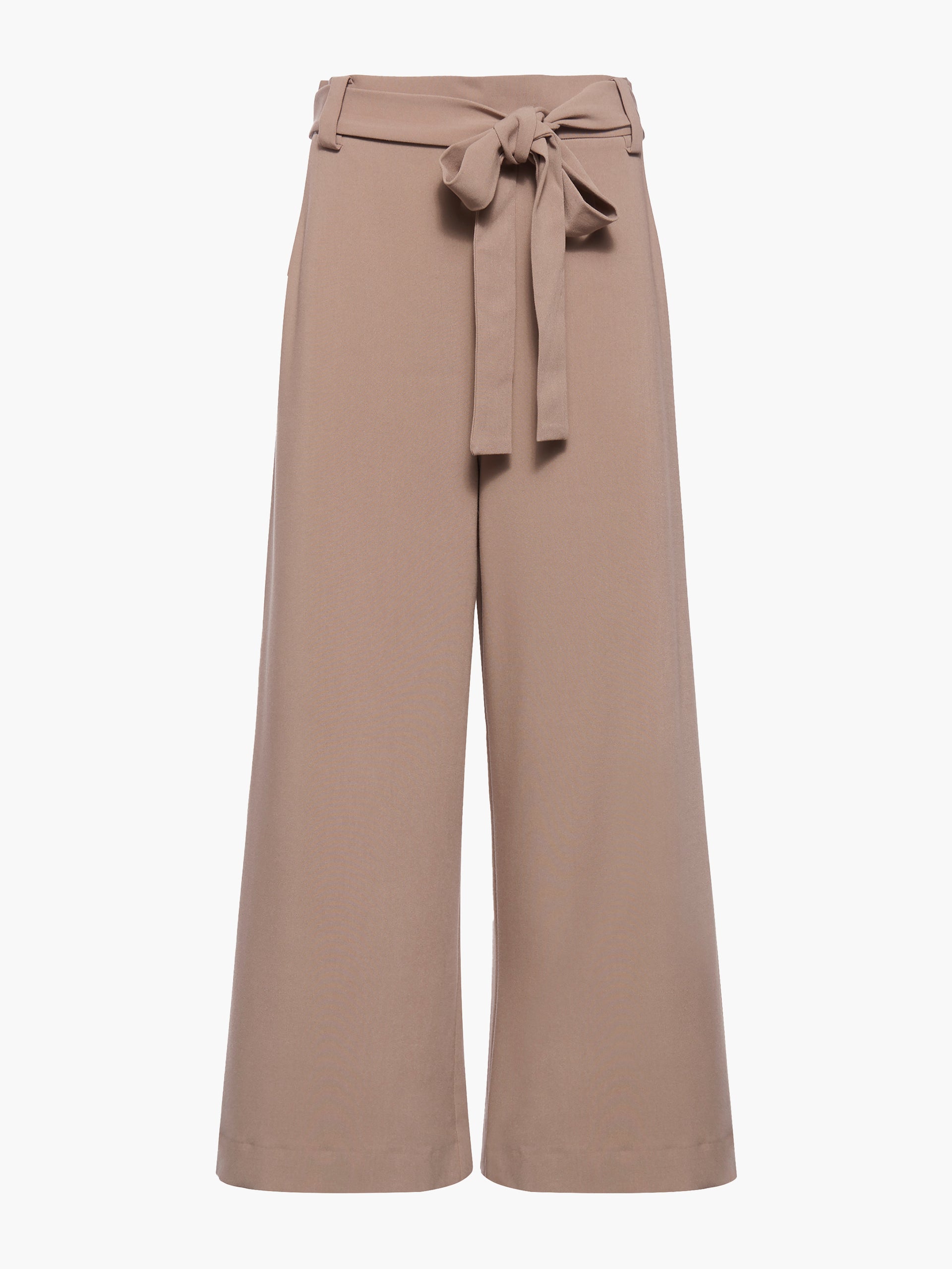 Whisper Belted Culottes Mocha Mousse | French Connection UK