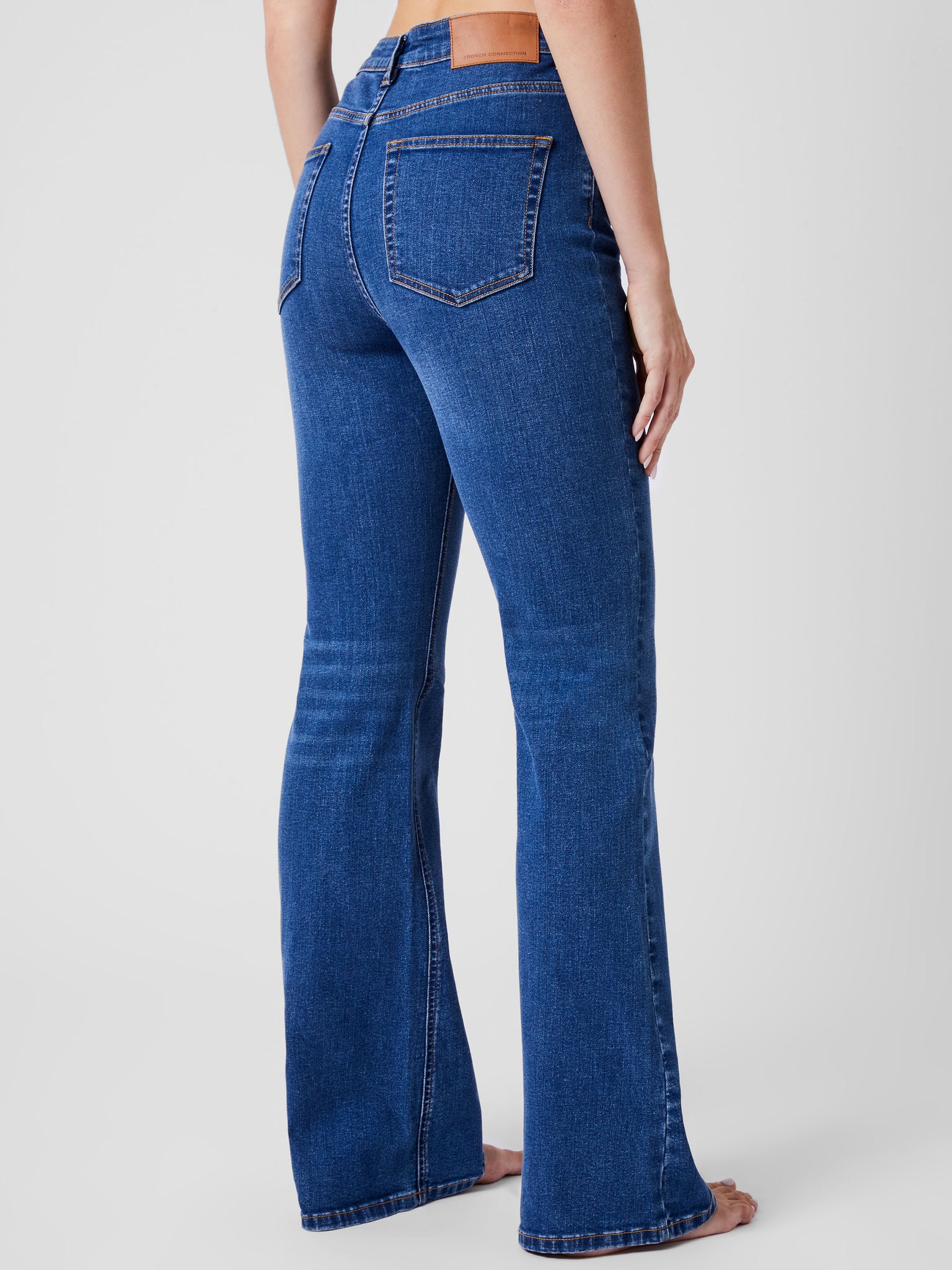 Toms Denim Flared Jeans Mid Wash | French Connection UK