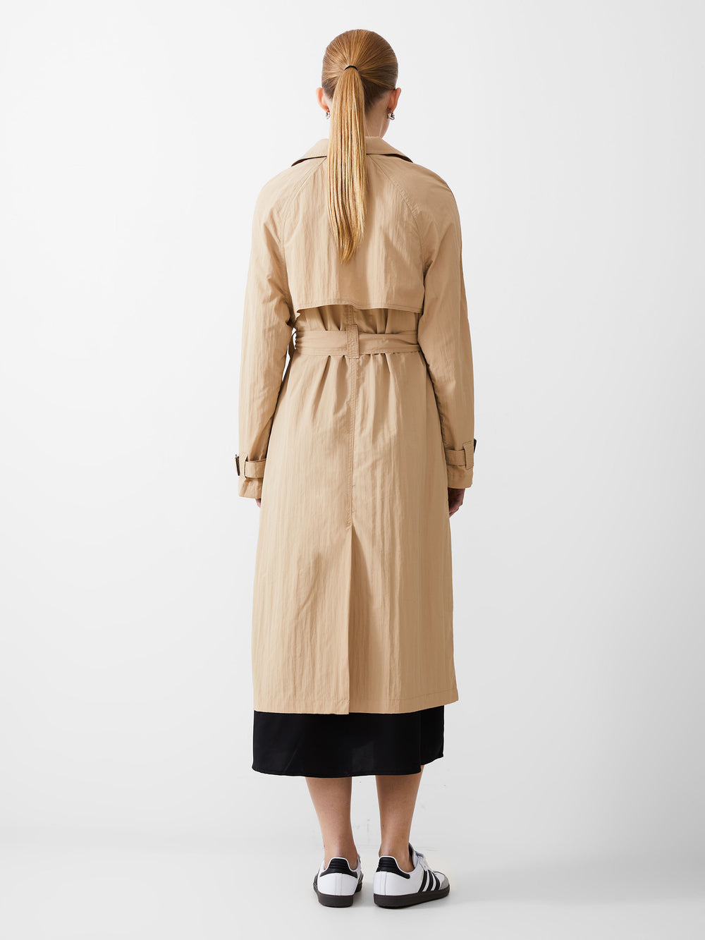 Long Trench Coat Light Stone | French Connection UK