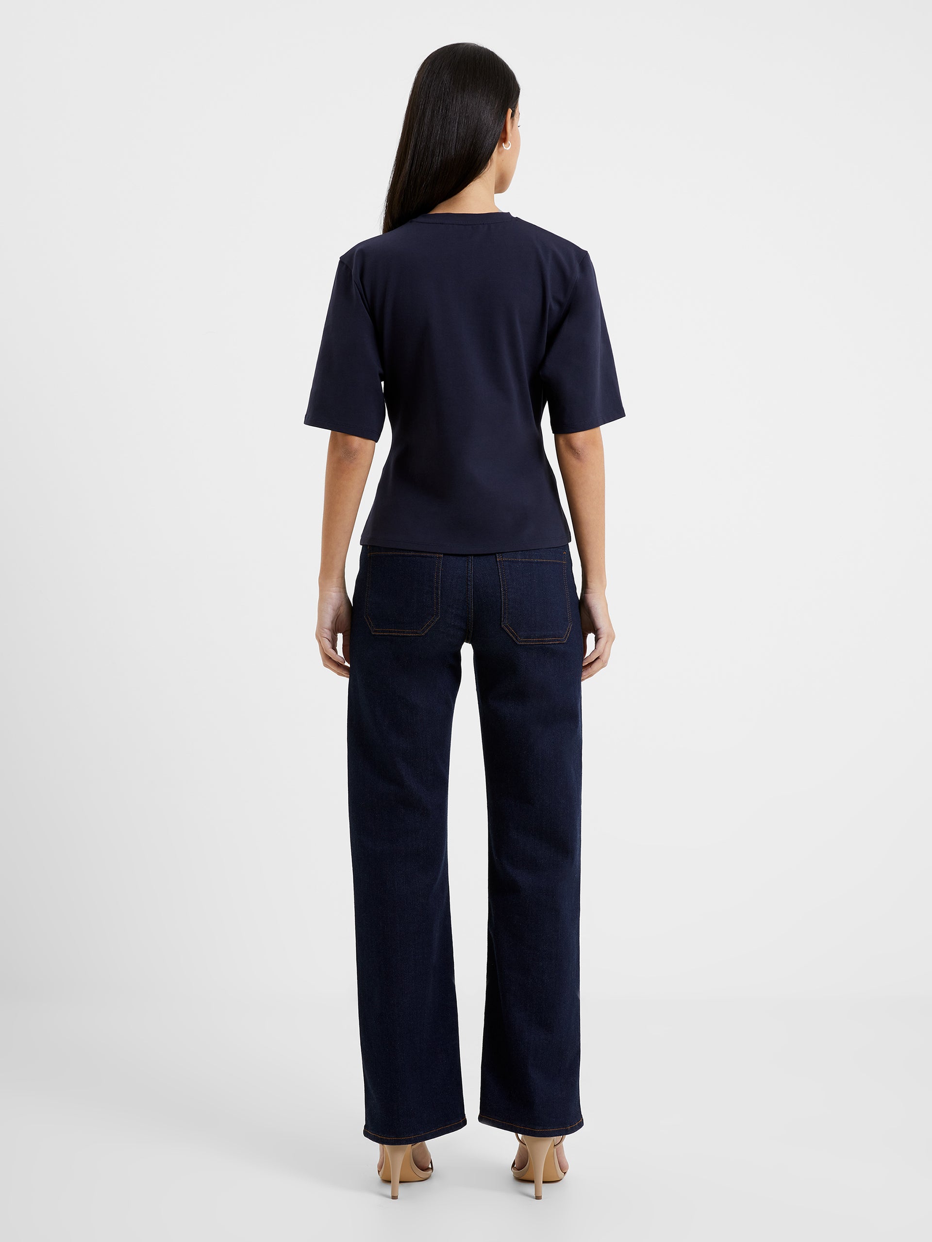 Pearl Top Utility Blue | French Connection UK