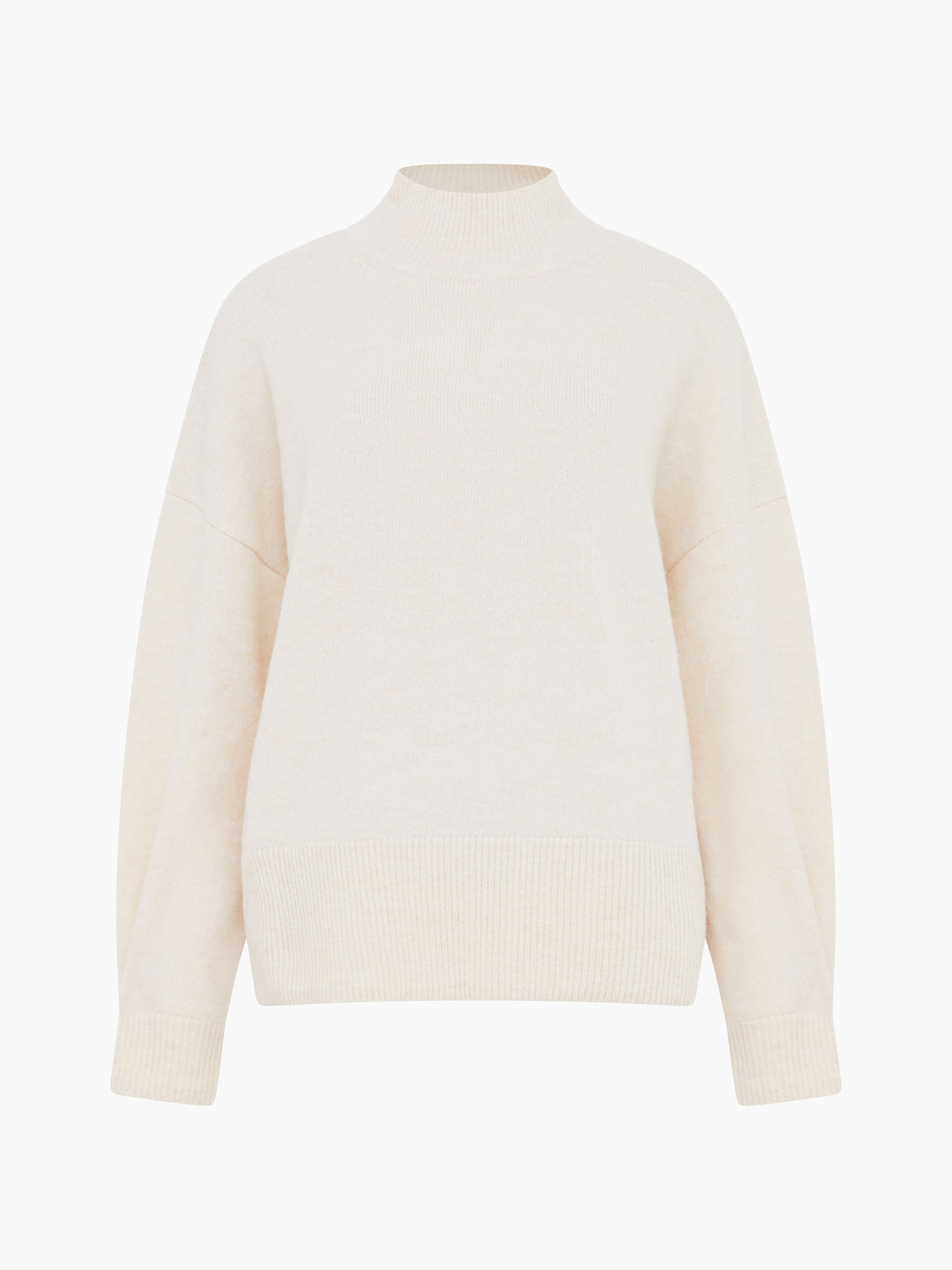 Kezia Recycled Pearl Cuff Detail Jumper Classic Cream | French ...