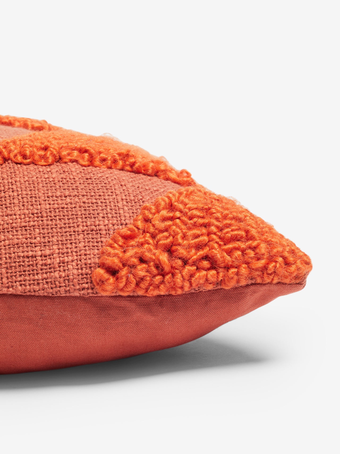 Tangelo Tufted Orange Cushion Orange | French Connection UK