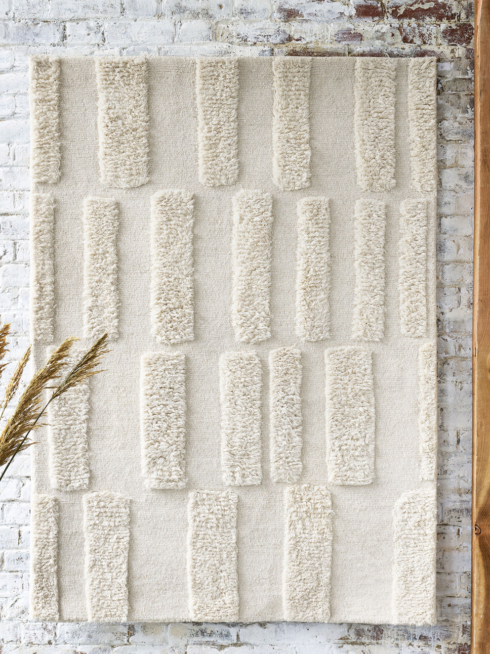 Watamu Wool Tufted Rug Cream | French Connection UK