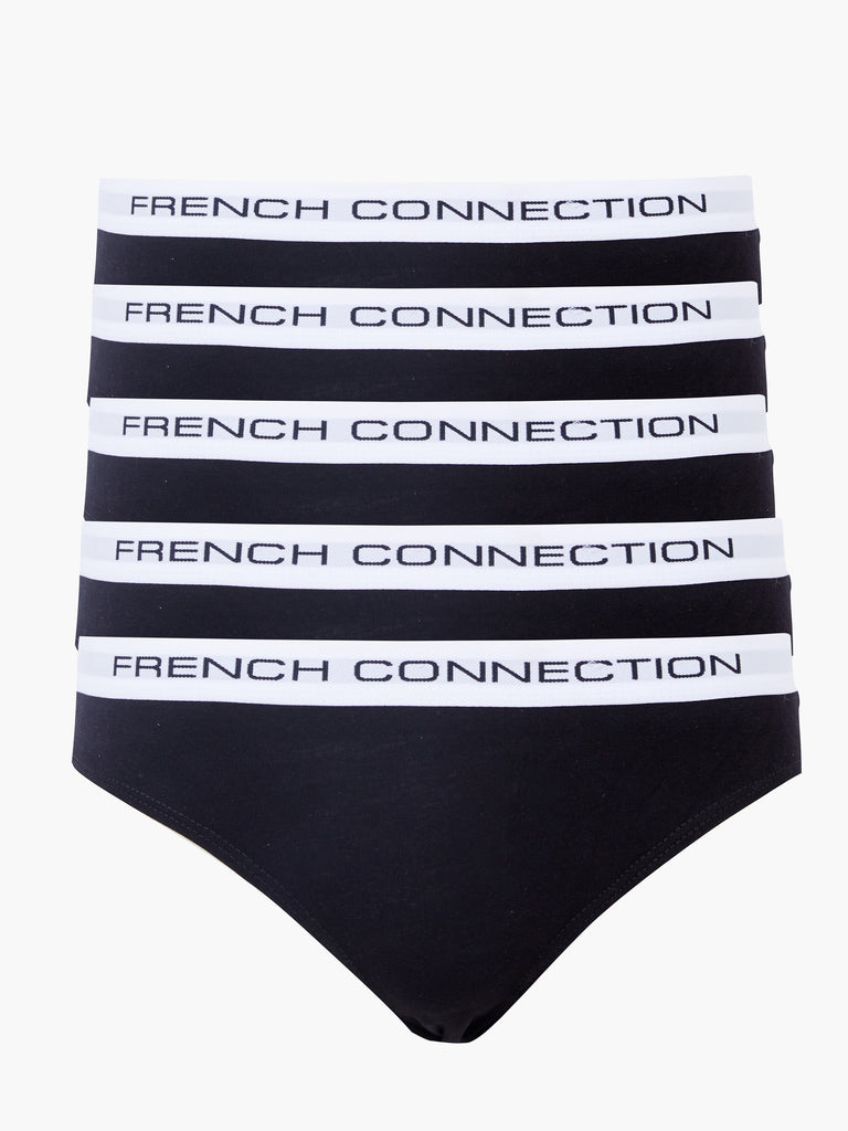French Connection 5 Pack Briefs 2 Black | French Connection UK