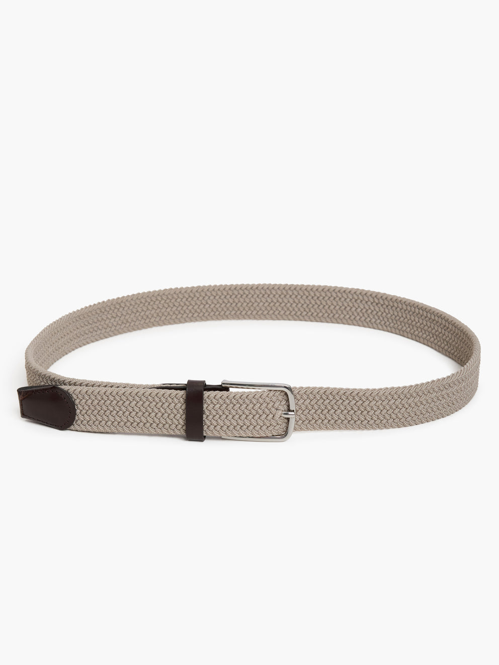 Men's Braided Belt Brown | French Connection UK
