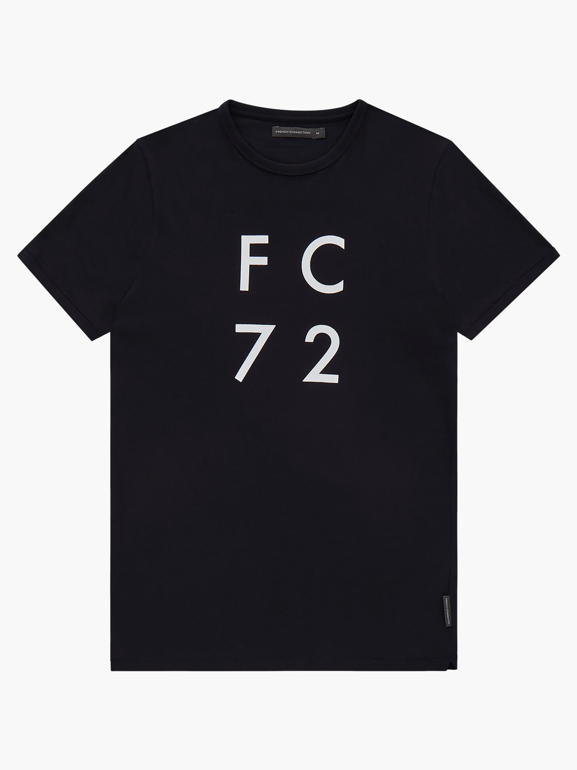 French Connection 72 Crew Neck T-Shirt Black | French Connection UK