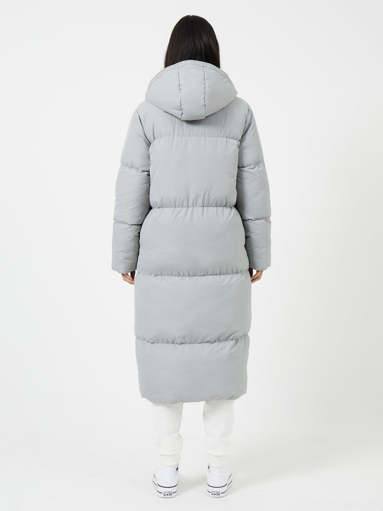 Long Puffer Coat Light Grey | French Connection UK