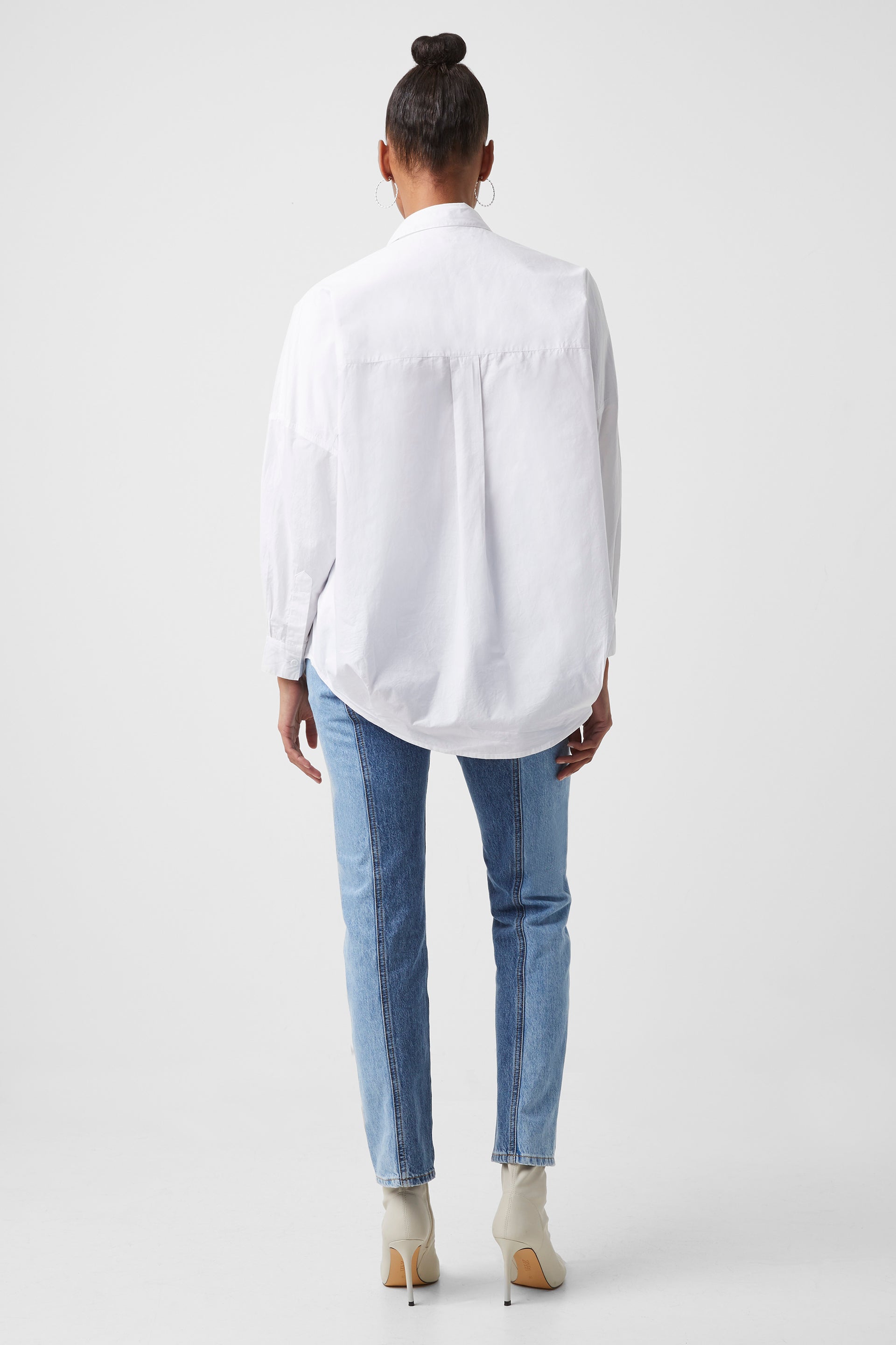 Rhodes Poplin Popover Shirt | French Connection UK