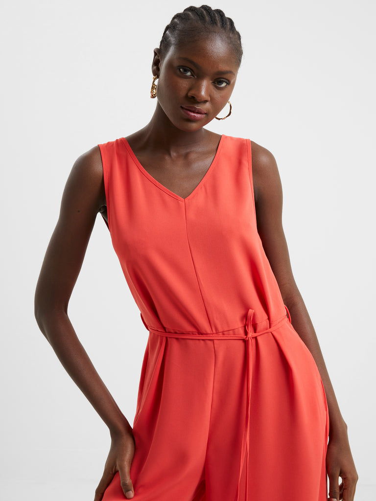Culotte Jumpsuit Flame Red | French Connection UK