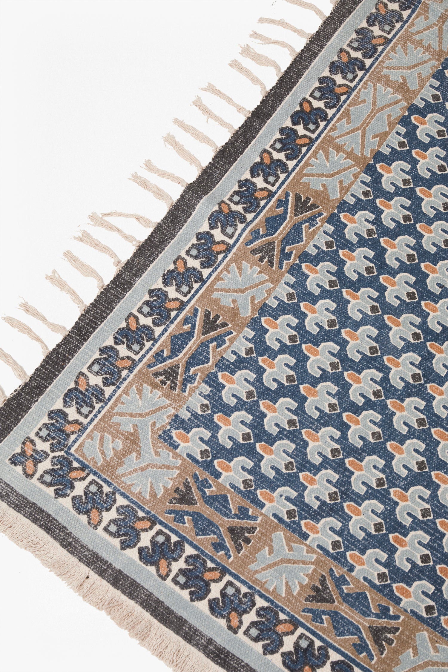 Extra Large Poppy Rug Blue Navy | French Connection UK