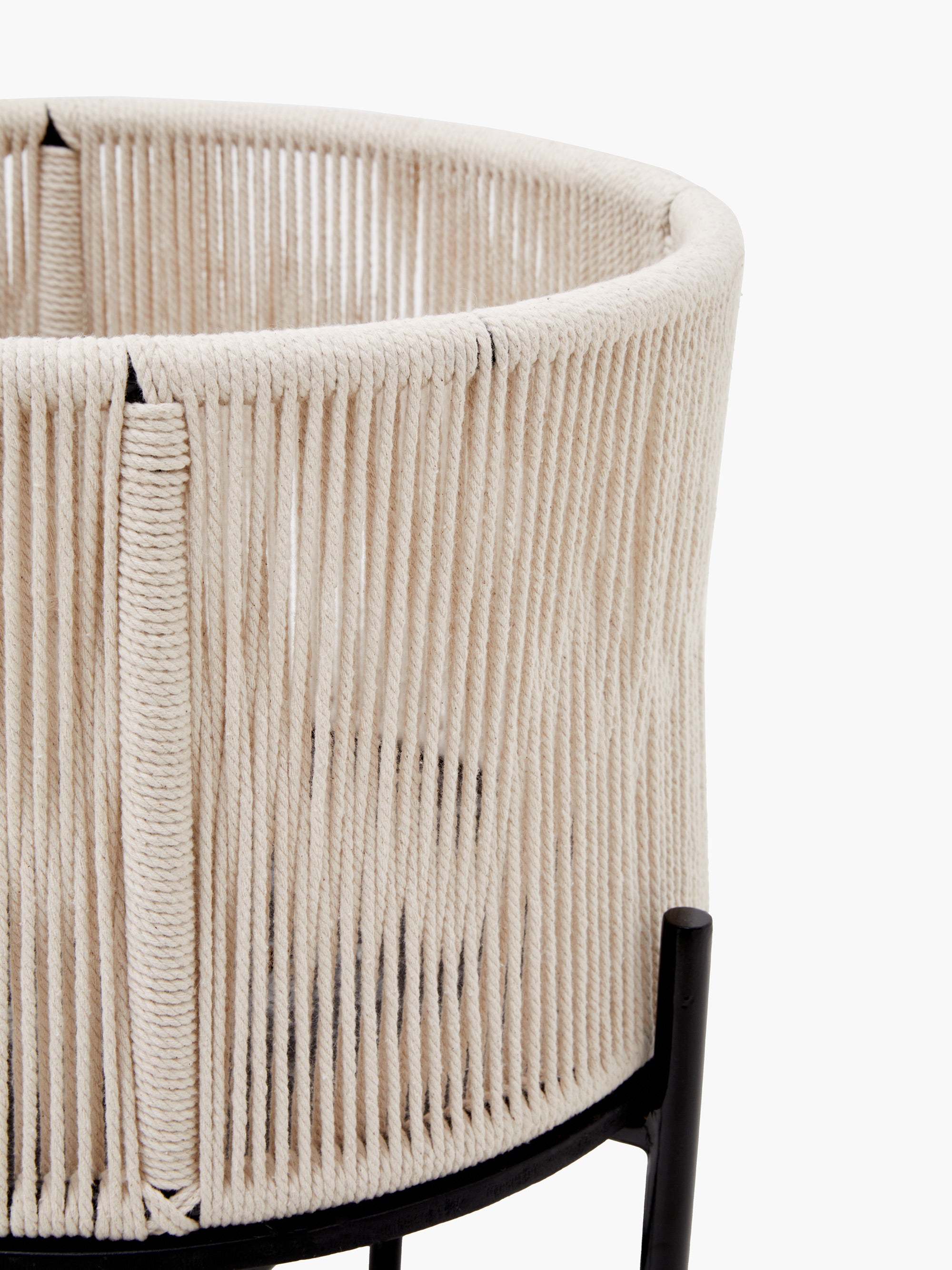 Large Mykonos Macrame Planter Natural | French Connection UK