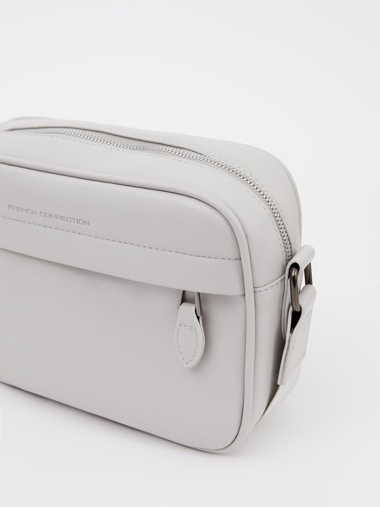 Sporty Cross Body Bag Dove Grey | French Connection UK