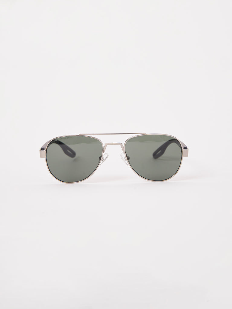 Metal D-Frame Sunglasses Silver | French Connection UK