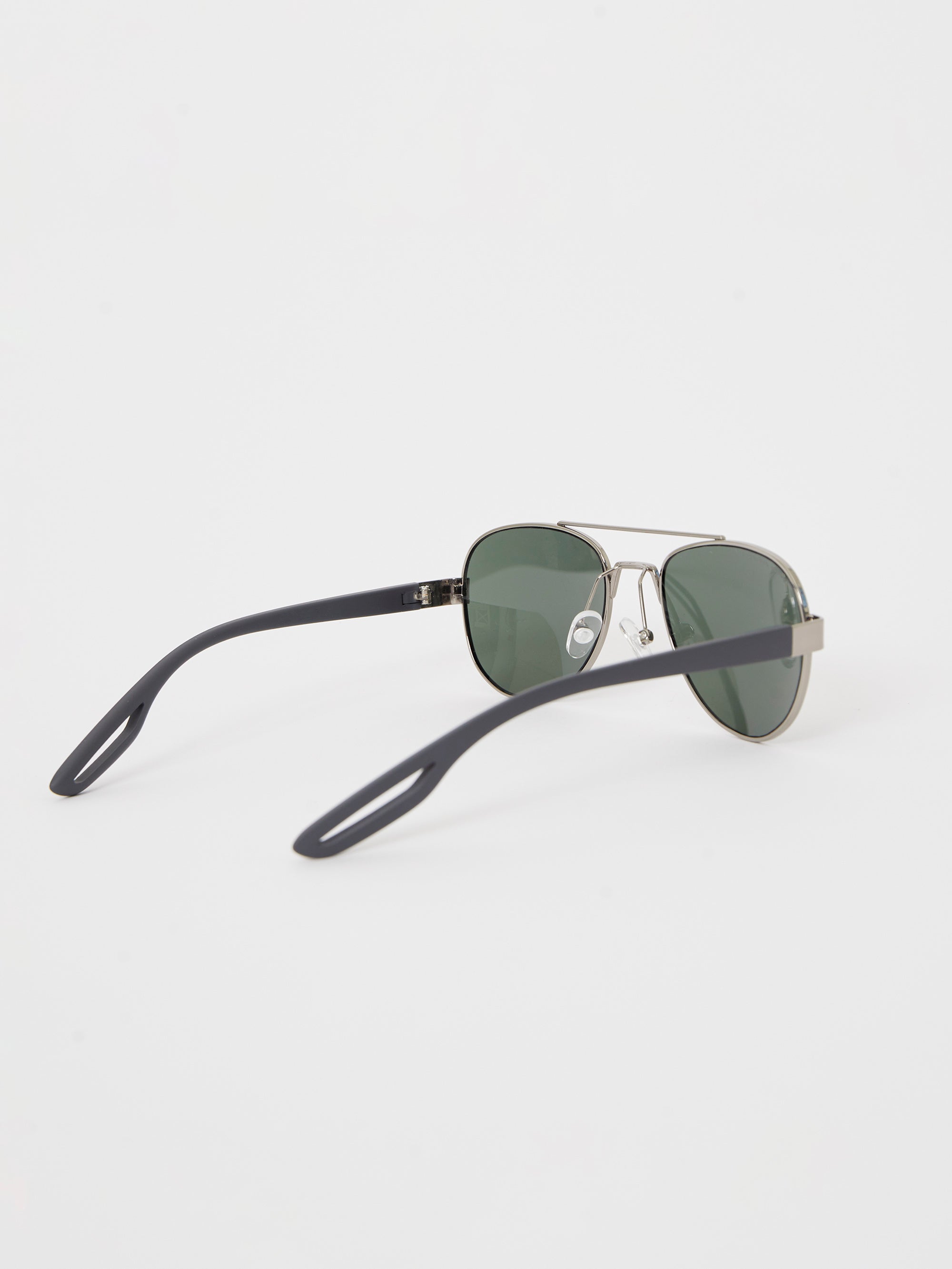 Metal D-Frame Sunglasses Silver | French Connection UK